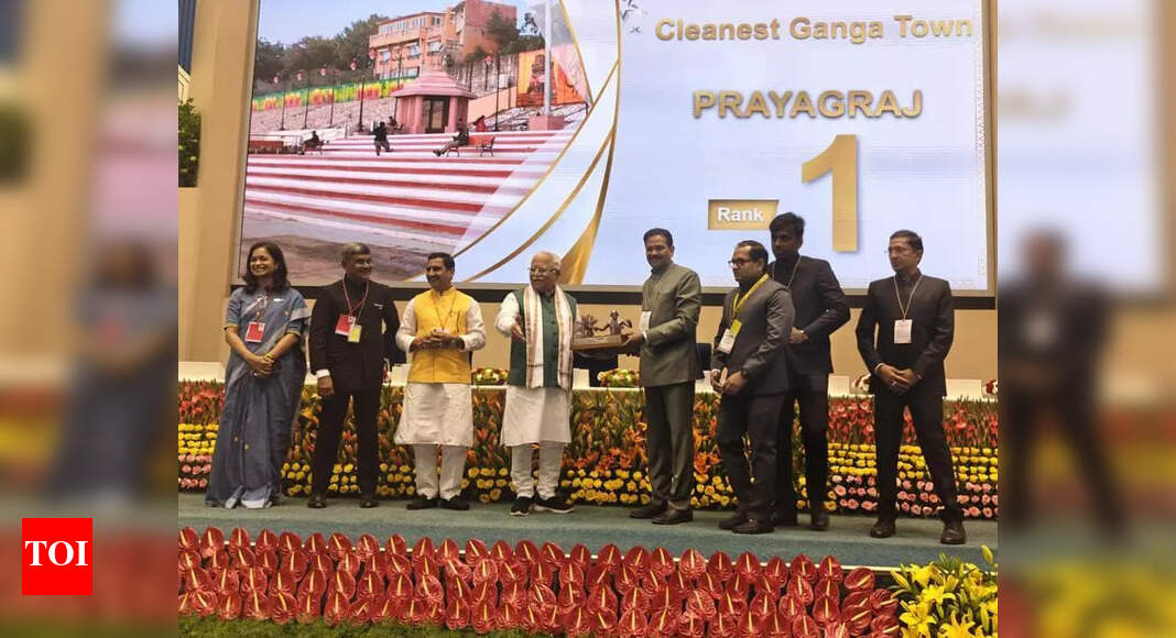 Prayagraj crowned Cleanest Ganga Town | Prayagraj News - Times of India