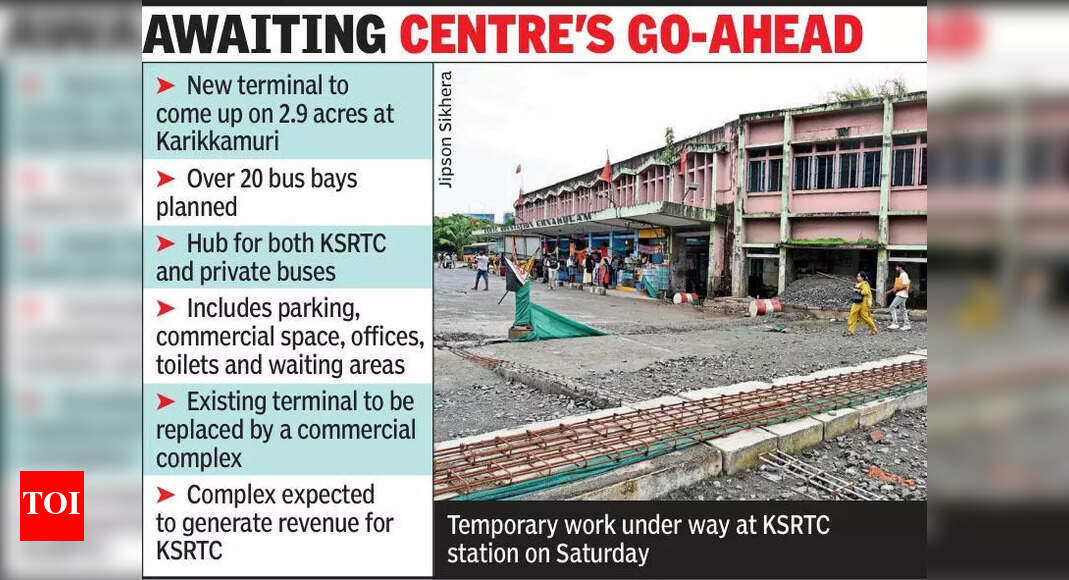 Ernakulam KSRTC bus terminal project gets funding assurance from CSML ...
