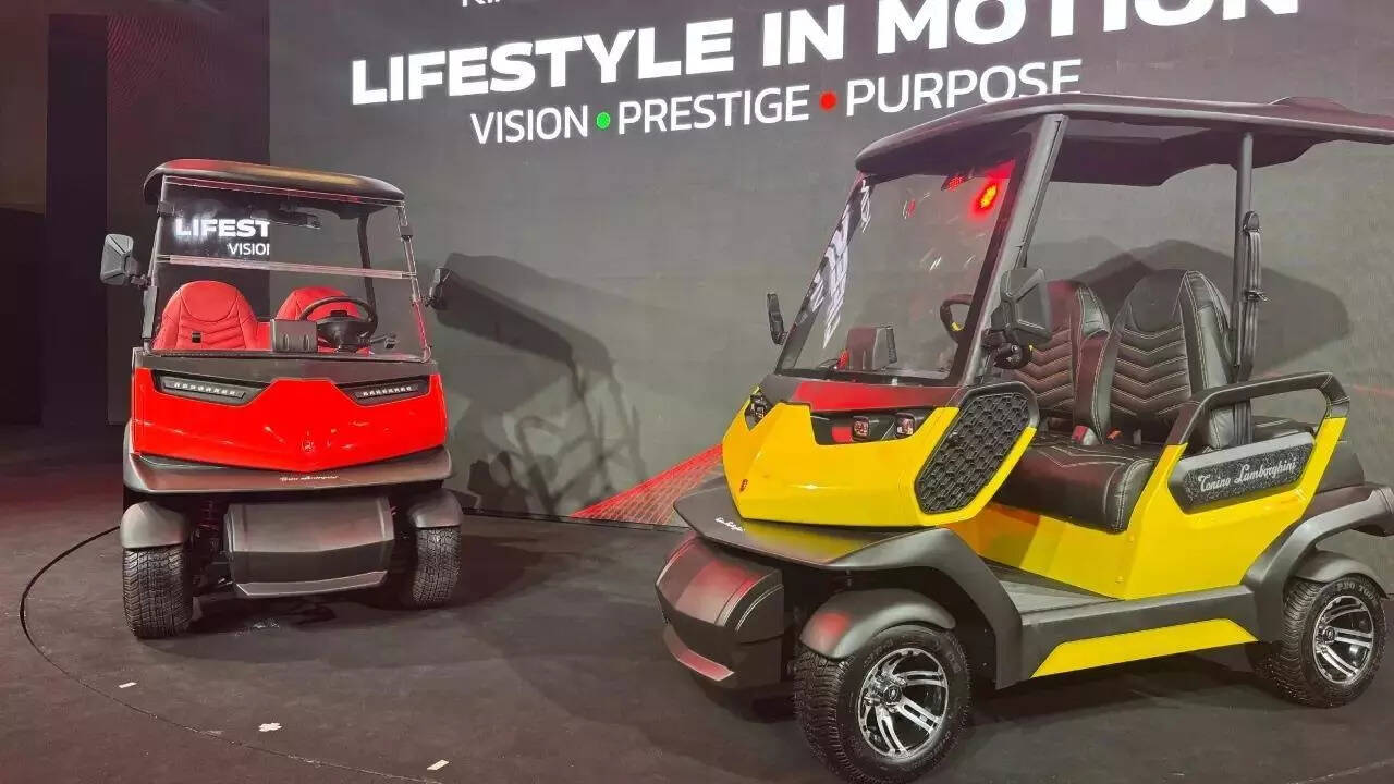 Kinetic Green & Tonino Lamborghini Launch Stylish Electric Golf Carts ...