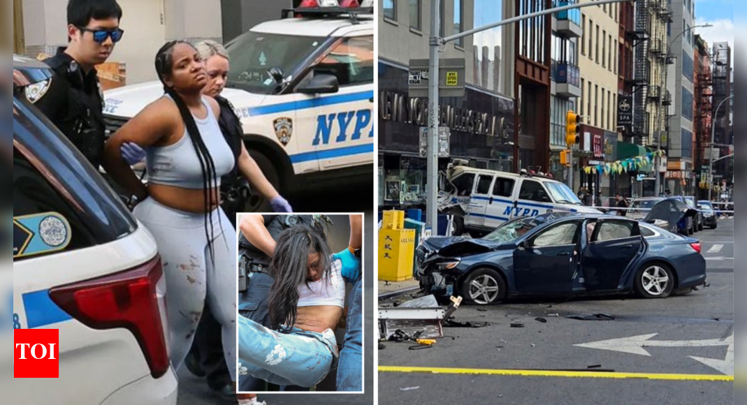 US crash horror: Stolen car rams bench killing two in Chinatown ...