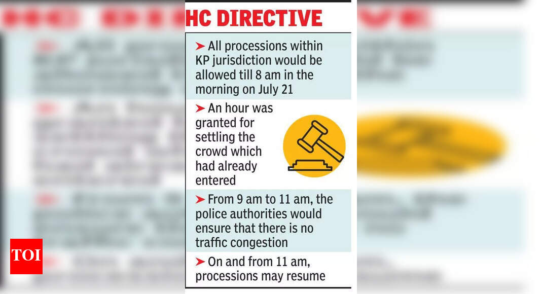 Efforts to keep roads free of congestion get HC pat | Kolkata News - Times of India