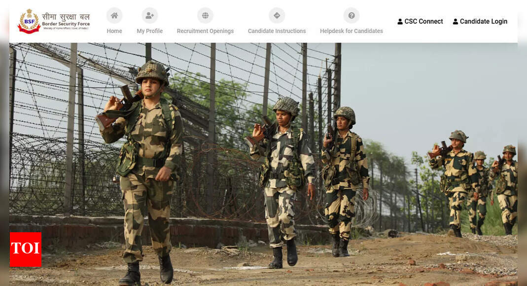 BSF Constable Tradesmen Recruitment 2025: Notification for 3588 ...