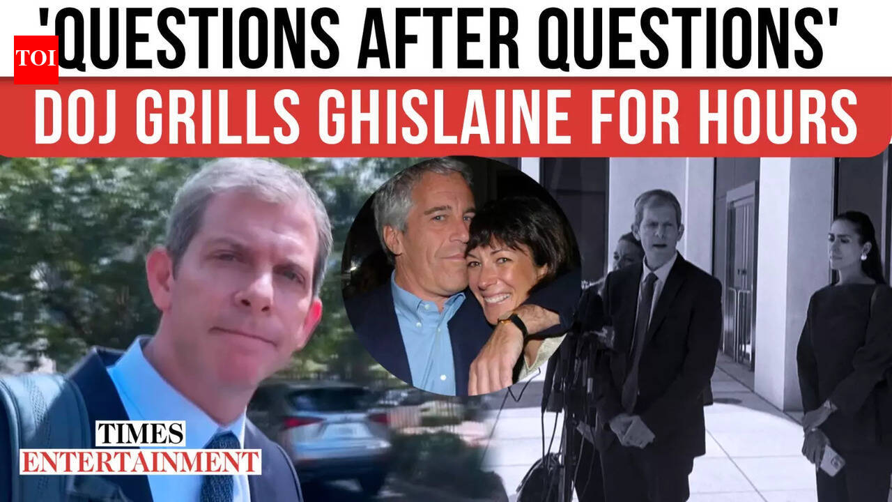Epstein Files: DOJ Grills Ghislaine Maxwell, Attorney Reveals What ...