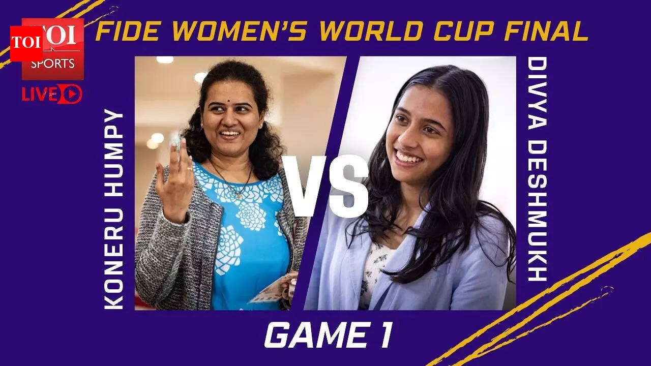 Koneru Humpy vs Divya Deshmukh, Women's Chess World Cup Final ...