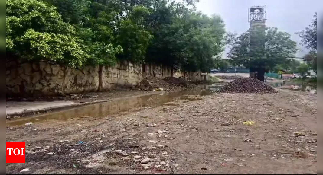 8 years of neglect: Vaishali locals protest over this cratered road ...