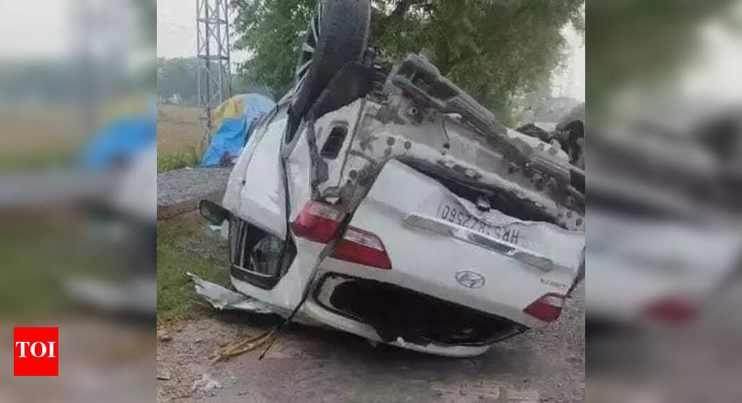 Four Youths Killed in Truck-Car Collision in Hisar; Bodies Retrieved ...