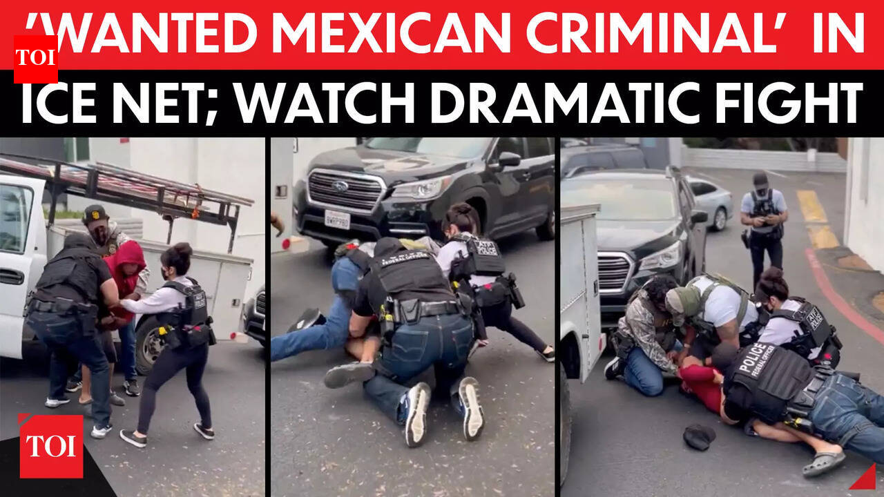 INSANE FOOTAGE: ICE Agents Clash With 'MEXICAN CRIMINAL' Wanted By U.S ...