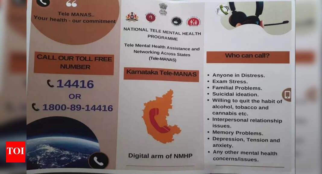 Tele-MANAS receives over 65k calls in three years | Hubballi News ...