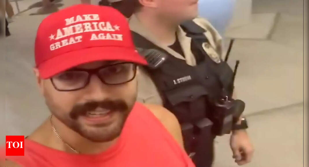 Donald Trump supporter thrown out of St Louis soccer stadium mid-game ...