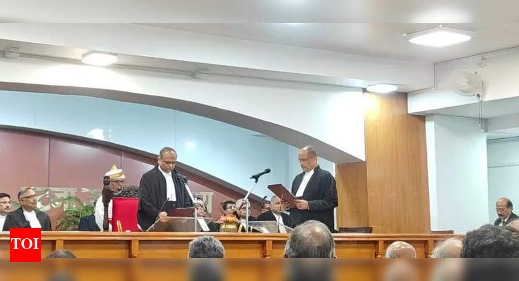 Justice Ajit Kumar takes oath as Patna HC judge | Patna News - Times of ...