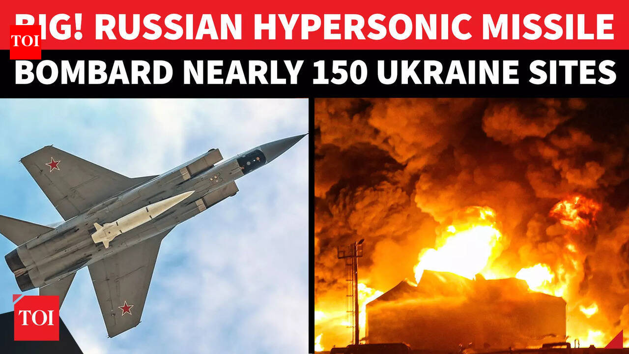 Russian Hypersonic Missiles Carpet-Bomb Nearly 150 Ukrainian Military ...