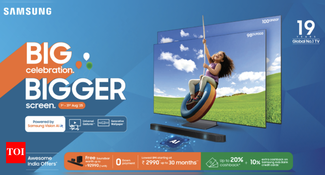 Samsung launches 'Big Celebration, Bigger Screen' deals for ...