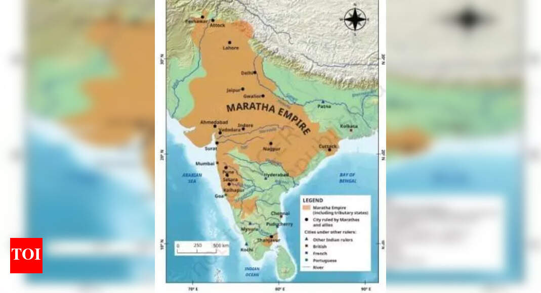 Maratha map in NCERT text includes Raj, angers ex-royals; Maha ...