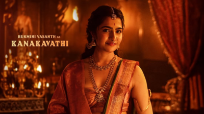 Kantara Chapter 1 new poster Rukmini Vasanths first look as Kanakavathi ...