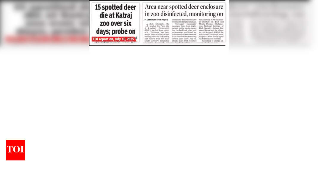 Surveillance increased after MCF genome found in dead spotted deer at ...