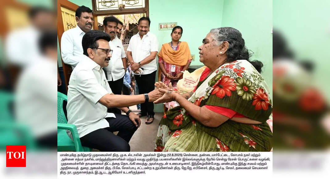 Stalin launches scheme for doorstep delivery of rations | Chennai News ...