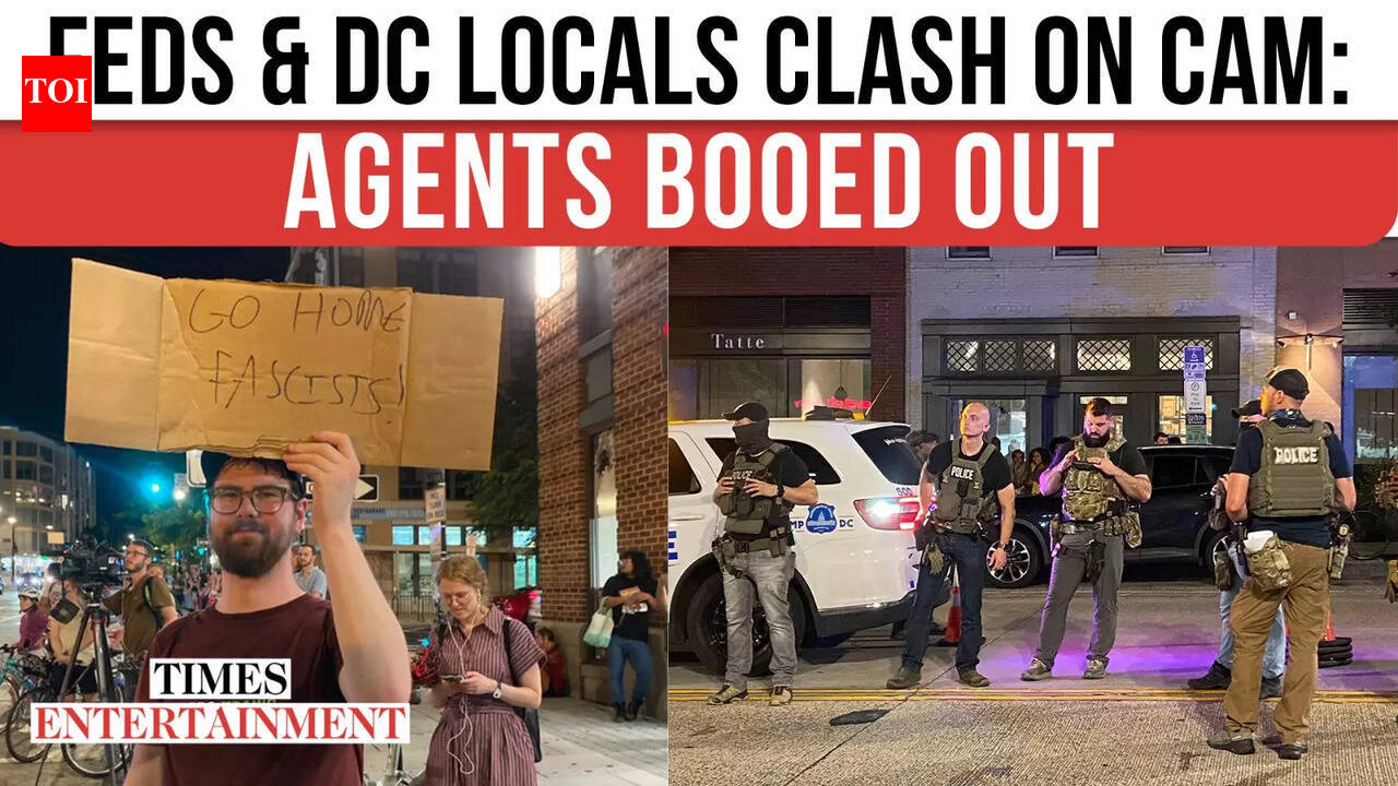 Furious DC Residents Face Off With Federal Agents: Locals Respond With ...