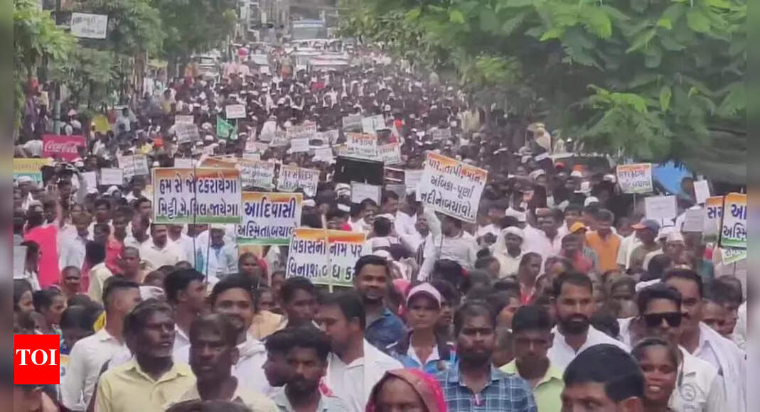 Thousands rally in Dharampur against Par-Tapi-Narmada link project ...