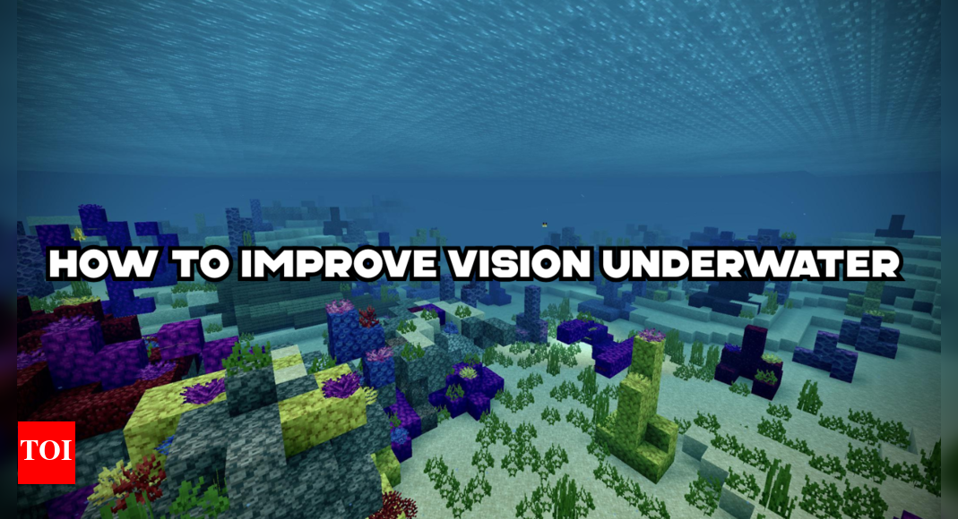 How to get clear vision underwater in Minecraft | Esports News - Times ...