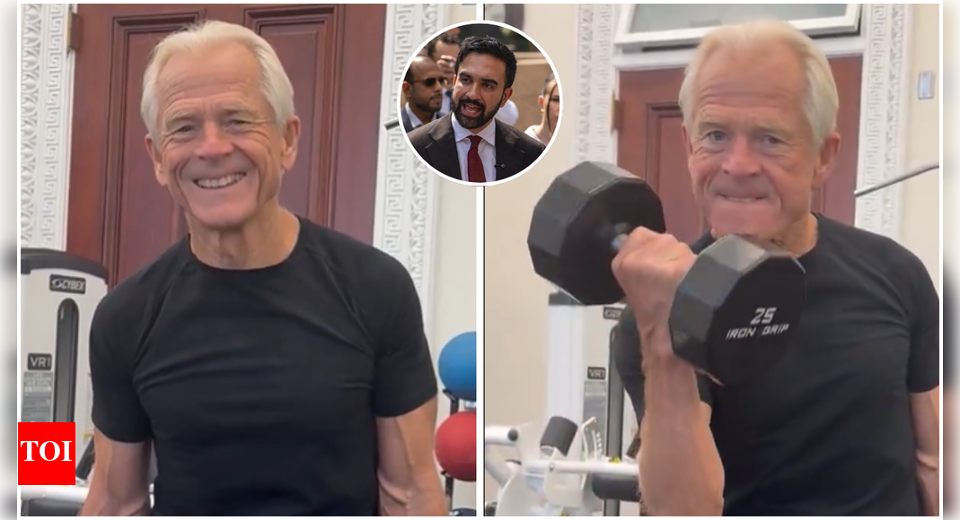 Watch: Peter Navarro mocks Zohran Mamdani with workout video; quips it ...