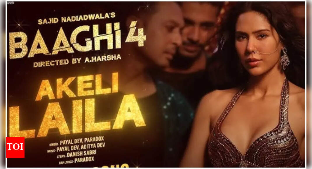 Sonam Bajwa breaks dance floor with her sizzling moves in 'Akeli Laila' song from 'Baaghi 4 ...