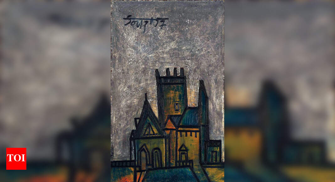 Souza’s ‘The Castle’ set for Rs 4 crore auction | Goa News - Times of India