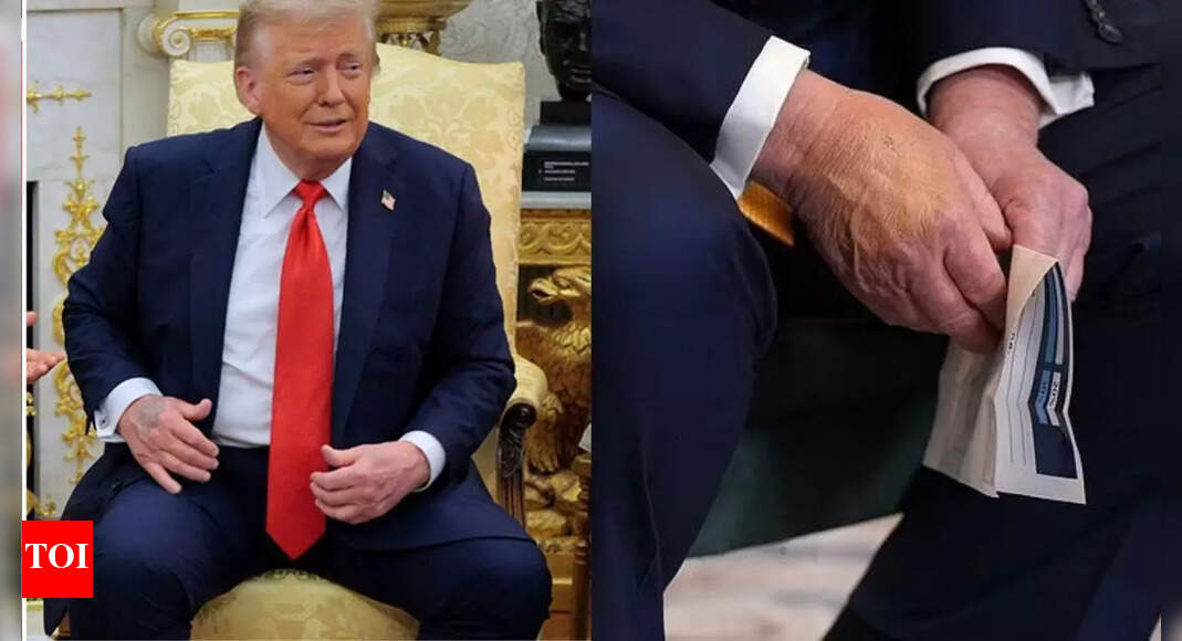 Viral: Donald Trump's bruised hand raises concerns, sparks buzz online ...