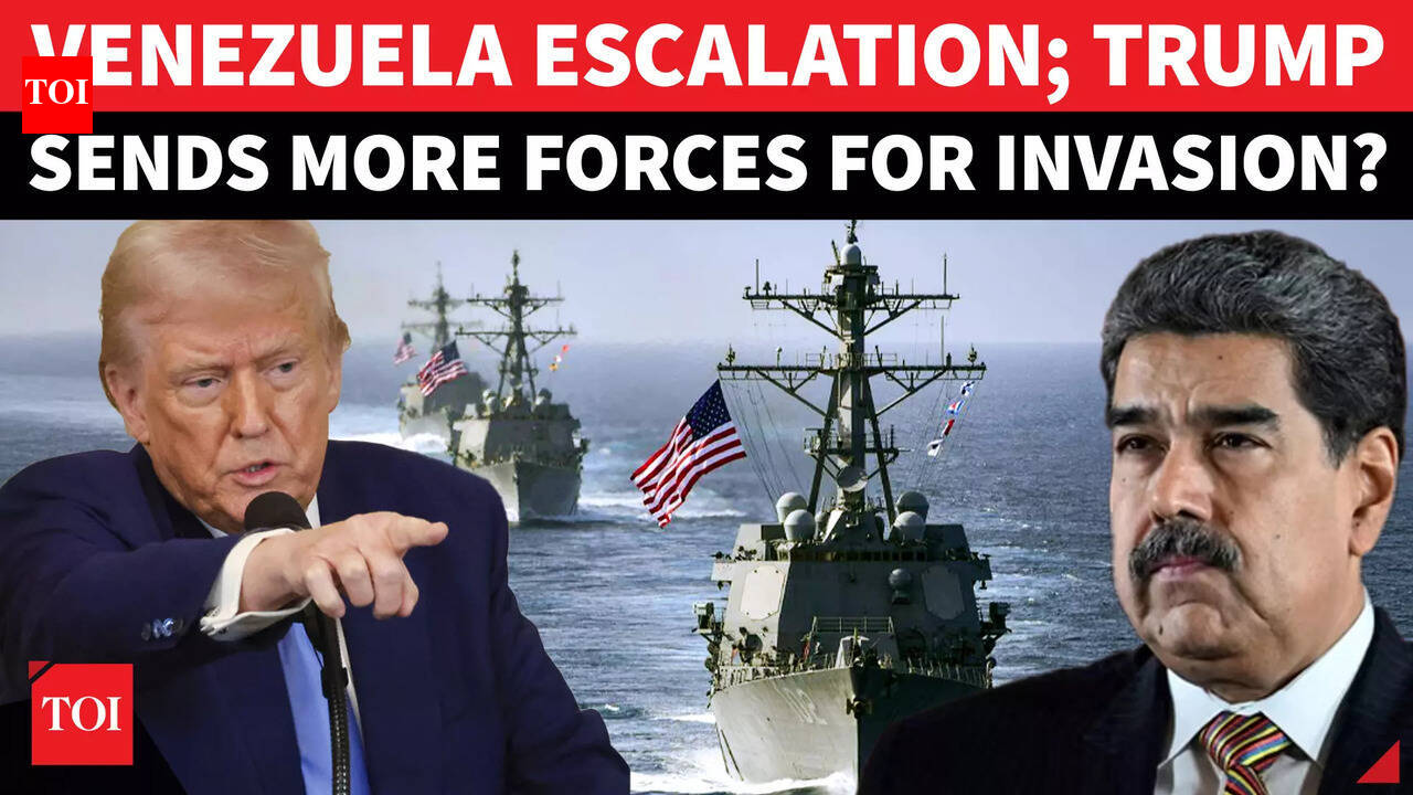 Venezuela Invasion Anytime? Trump Deploys More Lethal Warships, Naval ...