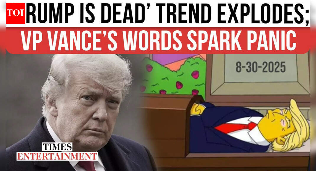 ‘Trump Is Dead’ Trend Goes Viral: VP Vance’s Comment, Health Rumors ...