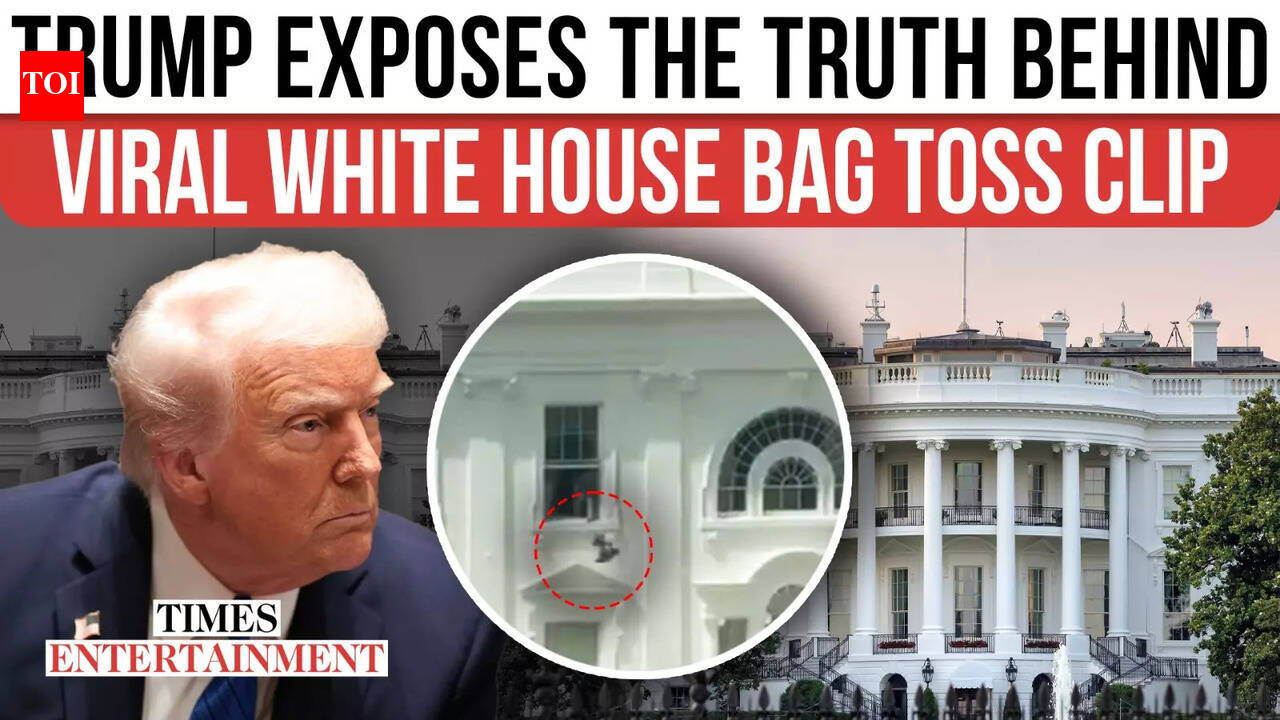Viral White House ‘Bag Toss’ Clip Branded Fake by Trump: “AI, Windows ...
