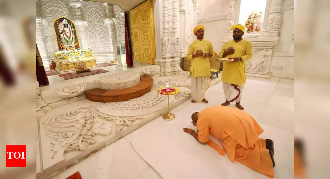 Raja Saheb devoted his life to Ram Lalla temple: Yogi | Lucknow News ...