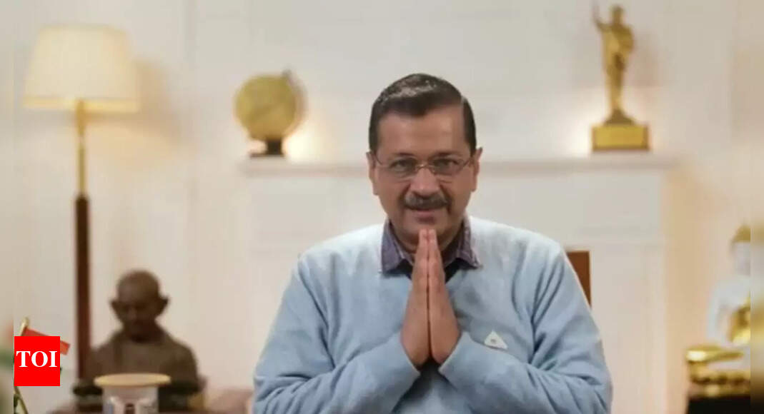 Arvind Kejriwal tours flood-hit Punjab, 'unwell' Mann stays back ...