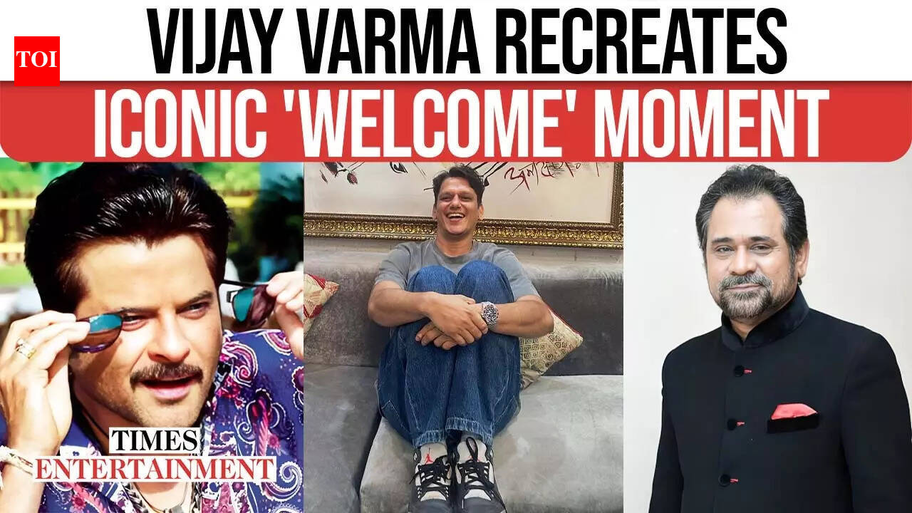 Vijay Varma spots Majnu Bhai’s iconic 'Welcome' painting, Fans drop hearts