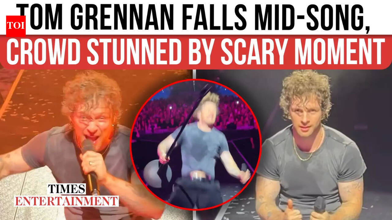 'Greatest Onstage Fall Ever', Tom Grennan’s Painful Plunge Leaves Fans ...