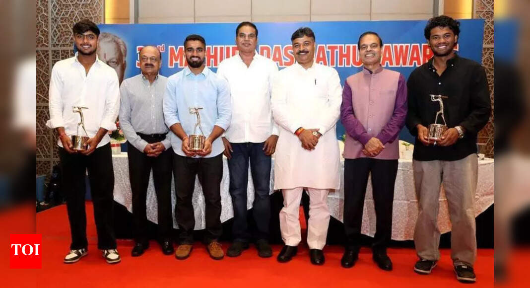 Rajasthan Ranji captain Mahipal Lomror, teenage cricketers Kartik Sharma and Yatharth Bhardwaj ...