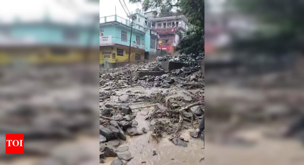 Heavy rainfall triggers flooding in Uttarkashi’s Naugaon block; homes ...