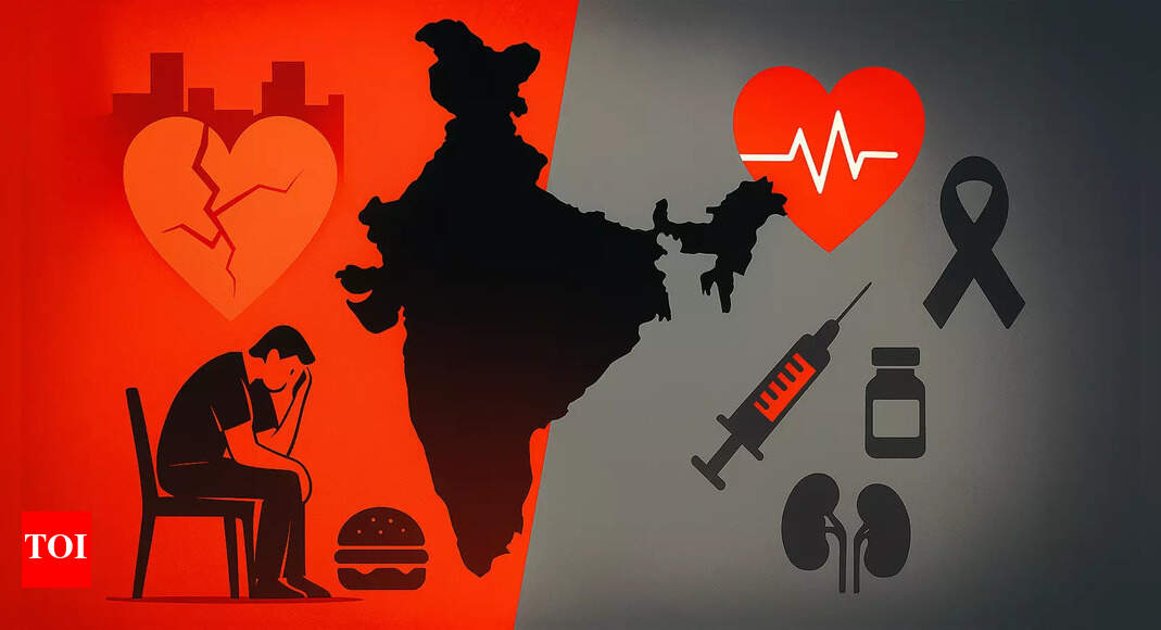 Mortality in 4 charts: Heart disease kills 1 in 3 Indians - The Times ...