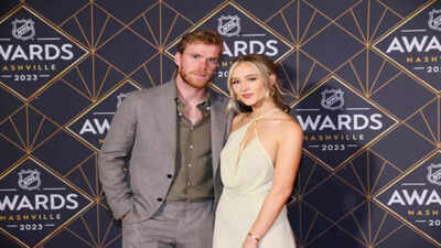 Connor McDavid’s wife, Lauren Kyle, proves she’s the sweetest host with ...