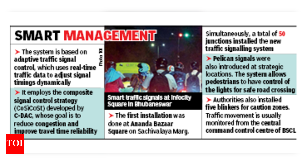 Bhubaneswar enhances traffic management with AI-based smart adaptive ...