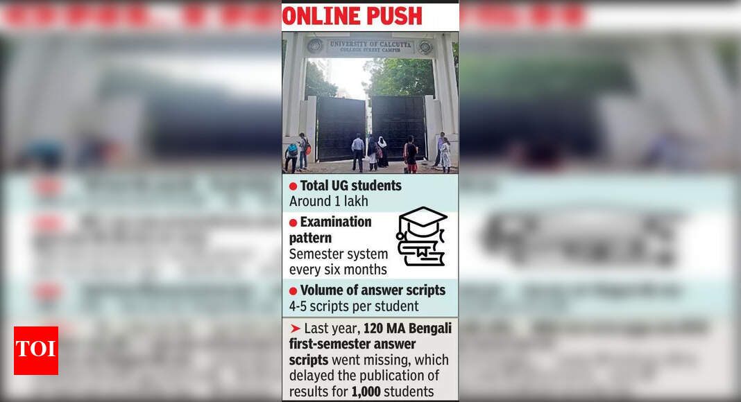 Missing scripts problem: CU plans digital evaluation | Kolkata News - The Times of India