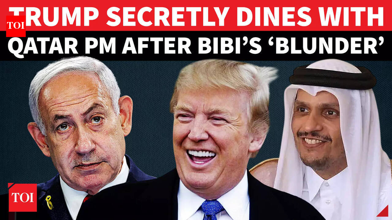 Trump’s Private Dinner With Qatari PM After Scolding Netanyahu On Call ...