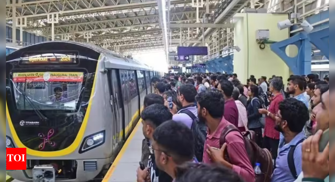 Packed trains, stretched metro: Bengaluru's Yellow Line strains city’s ...