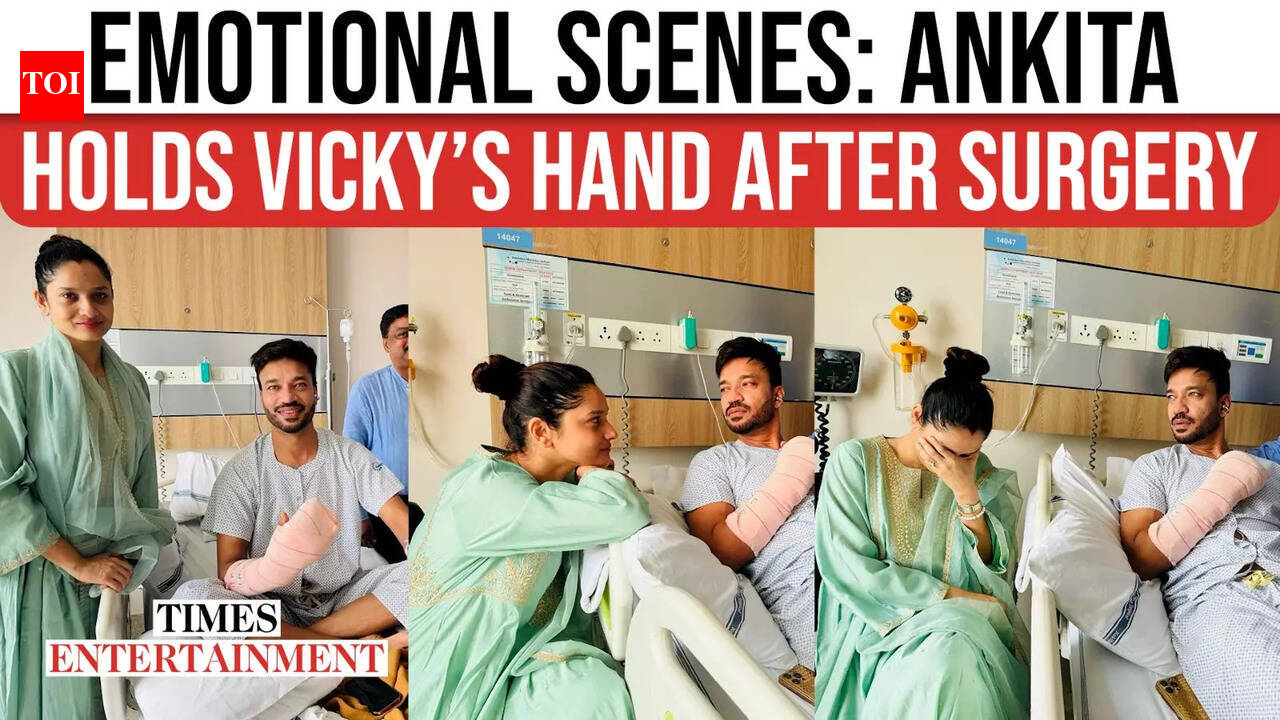 Vicky Jain suffers serious hand injury, Ankita Lokhande breaks down