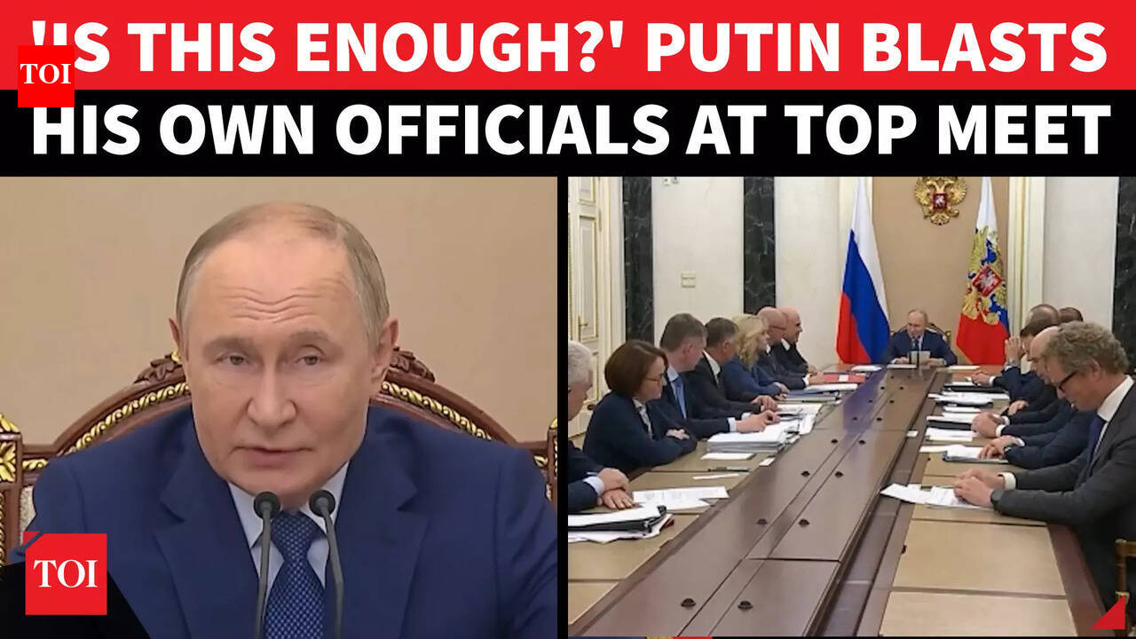 Putin DRESSES DOWN Officials On Cam: ‘Is This All You’ve Got, Is This ...