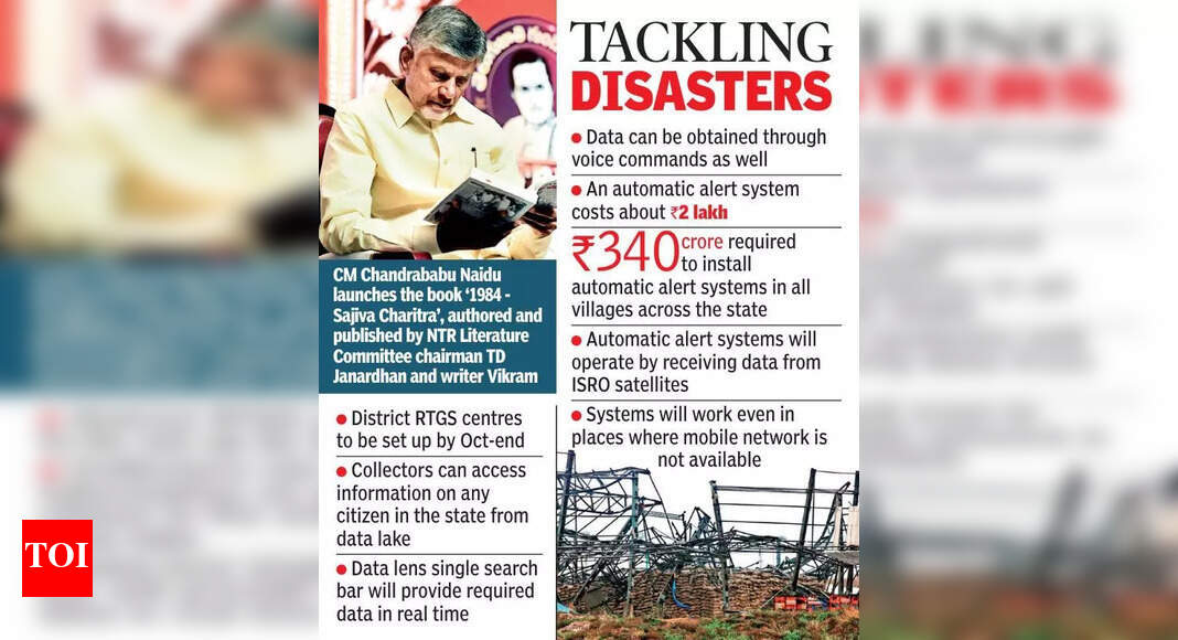 Automatic disaster warning systems in AP villages soon | Vijayawada ...