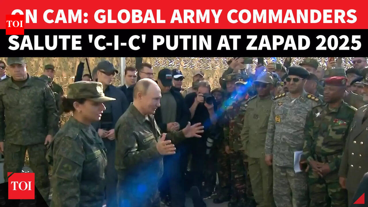 Putin DONS Military Uniform; Gets Salute From Global Armies, Inspects ...