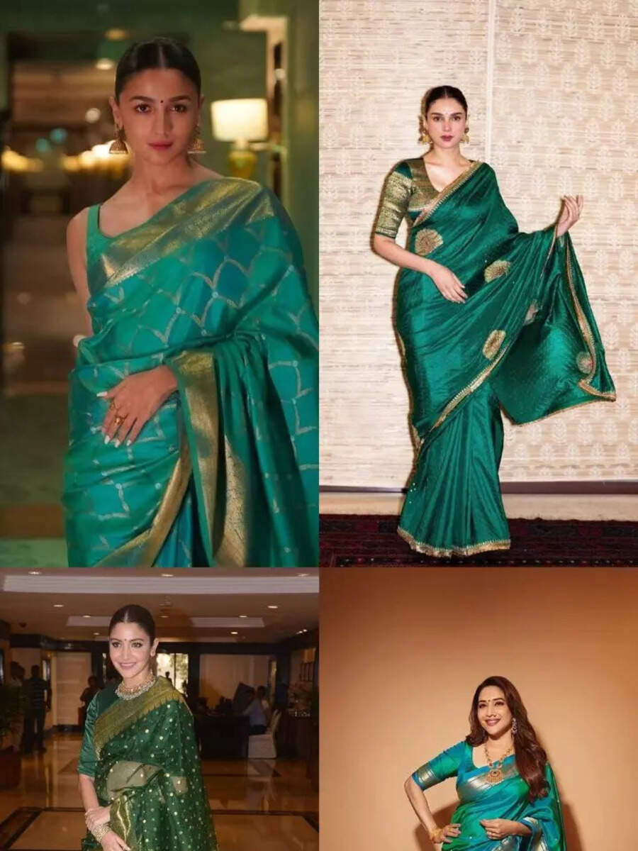 Navratri 2025: Bollywood-inspired ethnic looks in green for day 5 ...
