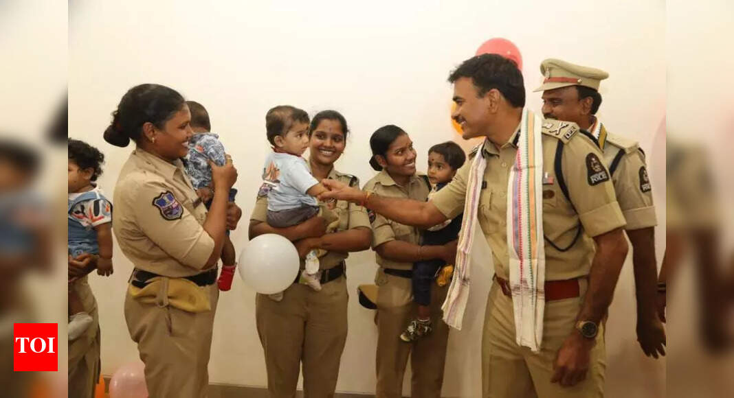 Kids of police officers get free creche | Hyderabad News - The Times of ...