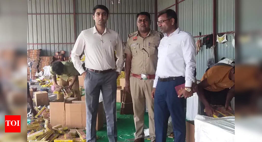 Illegal firecracker unit in Faridabad busted, 10 tonnes of explosives seized | Gurgaon News ...