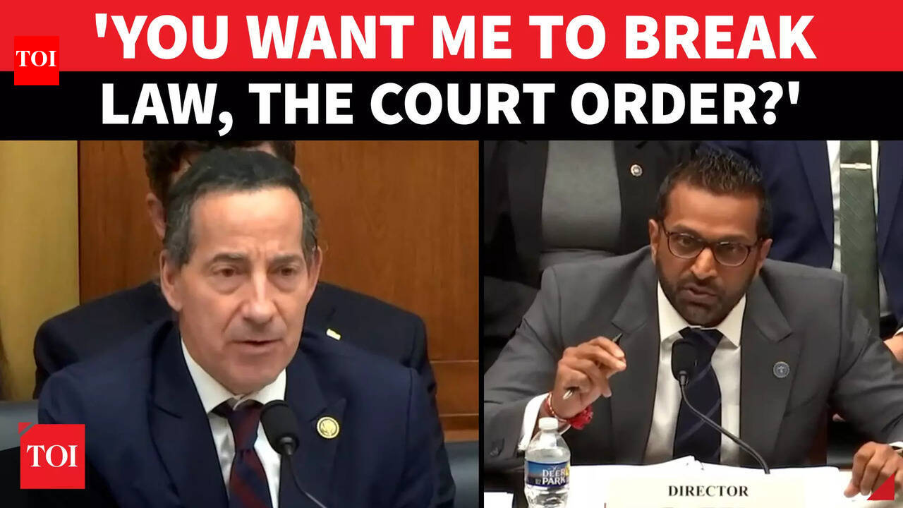'You've Any Idea How Law Works?': Kash Patel HAMMERS Jamie Raskin Over ...
